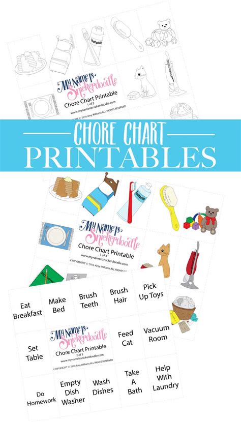 Chore Chart Clip Art