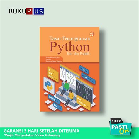 jual buku dasar pemrograman python teori dan praktik original