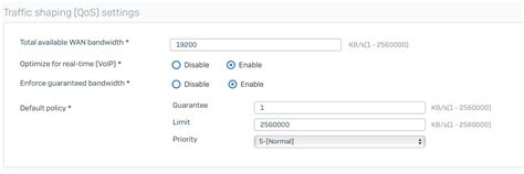 Bug Wan Qos Limiting Lan Zones As Well Feedback And Issues Sfos V18 Early Access Program