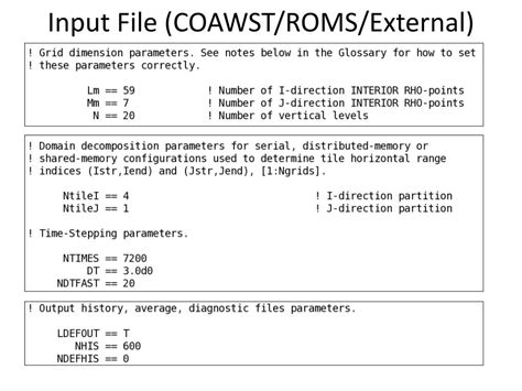 Ppt Wave Current Interaction Wec In The Coawst Modeling System