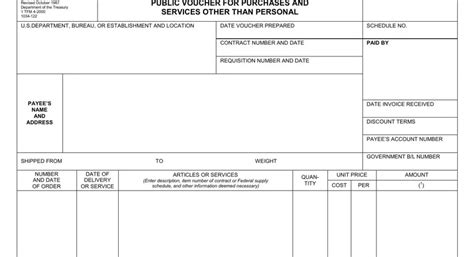 Standard Form 1034 ≡ Fill Out Printable Pdf Forms Online