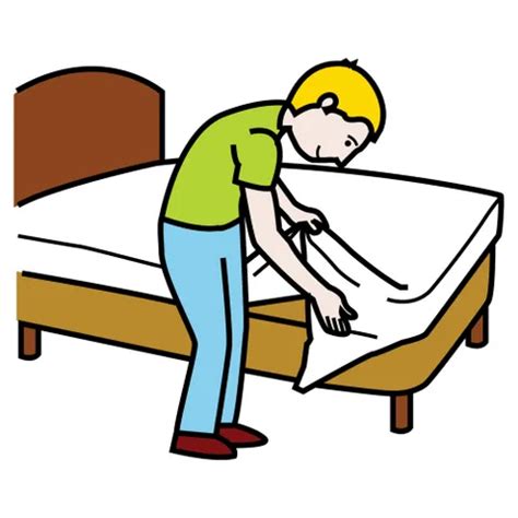 Imagenes De Niño Tendiendo La Cama Imagui