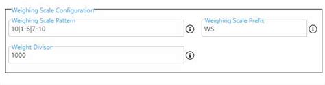 how to configure weighing scale barcodes nimbus support