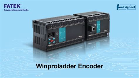 Fatek Plc Winproladder Encoder Youtube