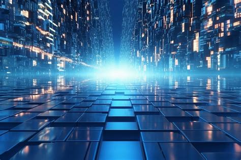 Premium Ai Image Abstract Technology Background 3d Render Computer