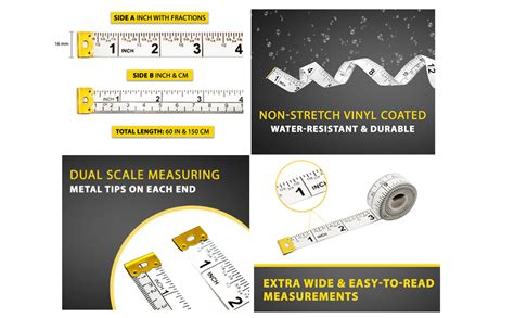 Perfect Measuring Tape Fraction All Purpose Tape Measure