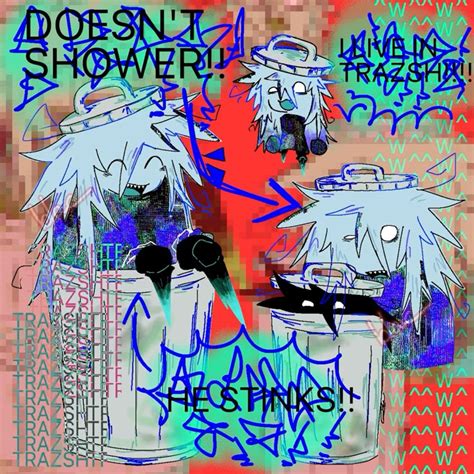 He Live In Trash Ew Cute Drawings Funky Art Art Inspiration Drawing