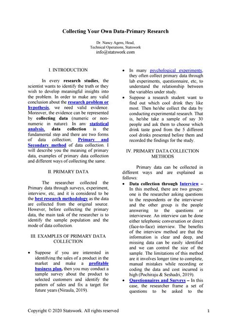 collecting your own data primary research data collection services