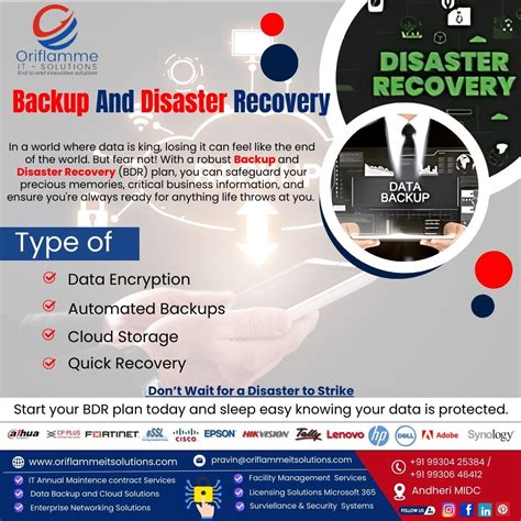 Oriflamme It Solutions On Linkedin Backup Disasterrecovery Databackup Datarecovery Itbackup…