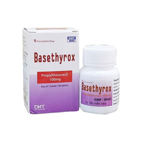 Basethyrox 100mg Điều Trị Bệnh Tuyến Giáp Dược Điển Việt Nam