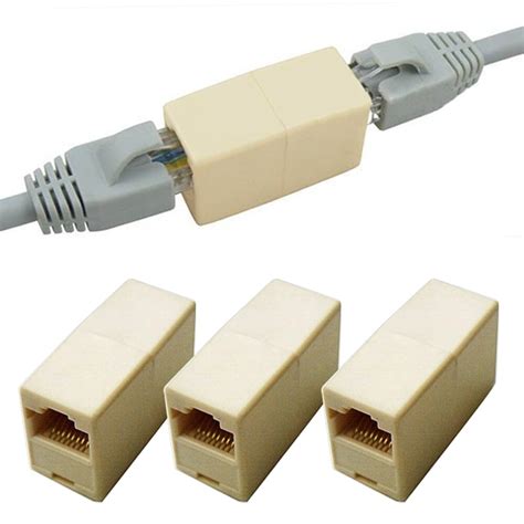 Elisona 10pcs Ethernet Rj45 Rj 45 Rj 45 Cable Fema Grandado
