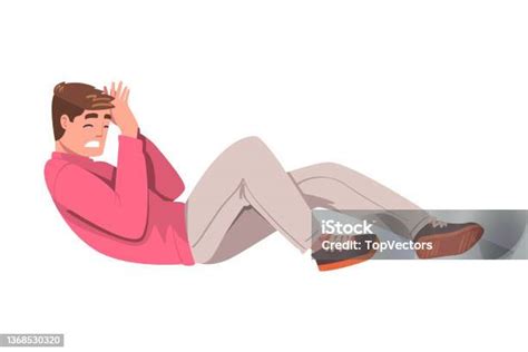 학대와 왕따 벡터 일러스트로 고통받는 바닥에 누워있는 무서운 남자 걱정하는에 대한 스톡 벡터 아트 및 기타 이미지 걱정하는 공격성 괴롭힘 Istock