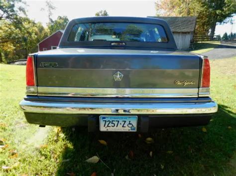 1989 Chrysler New Yorker Landau Mark Cross Addition Only 26000 Miles