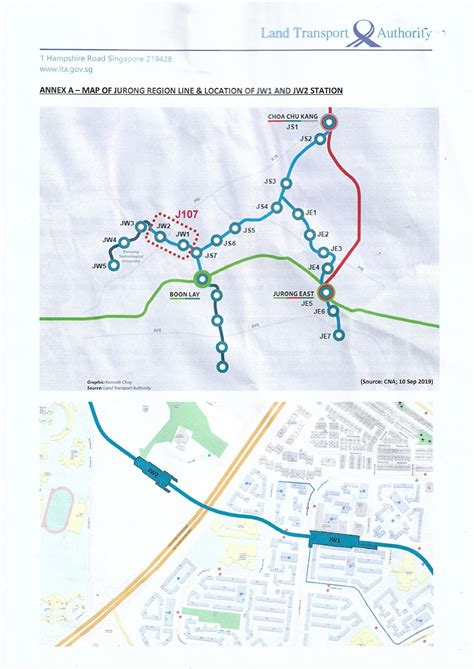 Jurong Region Line Construction J107 Lta Updates