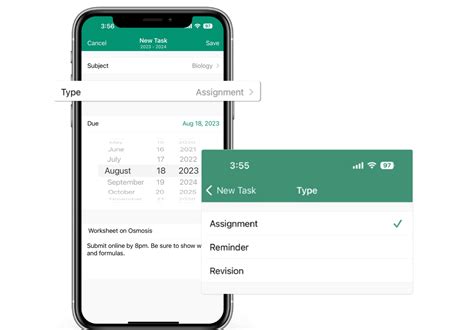 School Reminders Class And Homework Notifications