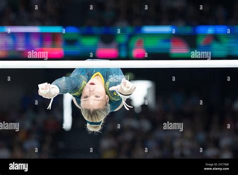 August 01 2024 Ruby Pass Of Australia Performs In The Womens Artistic Gymnastics All Around