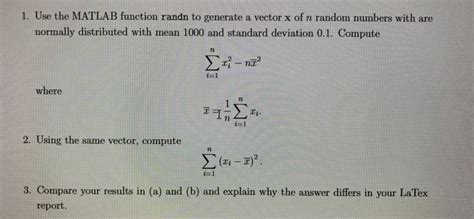 Solved It Is My First Ever Using Matlab As As Latex I Would Chegg