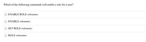 Solved Question Which Of The Following SQL Statements Will Chegg