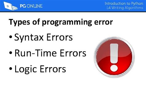 Writing Algorithms Introduction To Python Introduction To Python