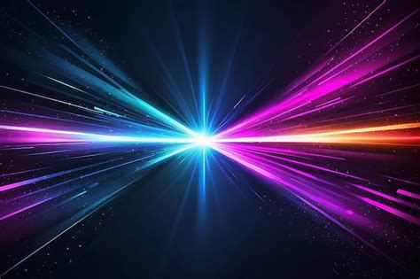 Modern Versus Background With Rays Effects Premium Ai Generated Image