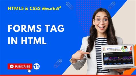 Html5 And Css3 Course 4k 11 Forms In Html తెలుగులో Get A Job By