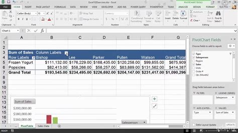 Filtering Pivottable Data YouTube
