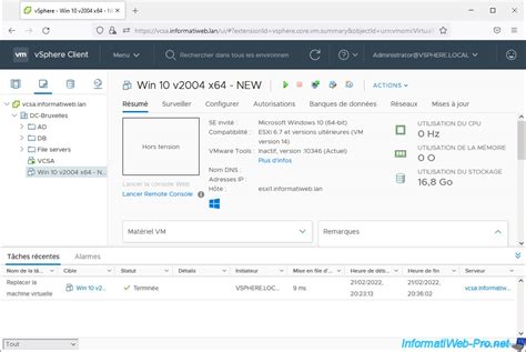 Migrate Vms Via Vmotion To Rename Their Files On Vmware Vsphere 67 Vmware Tutorials