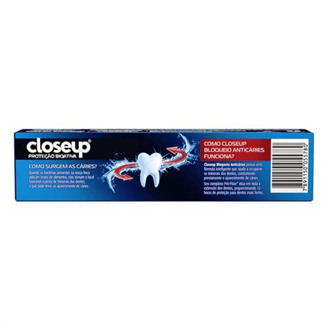 Pasta De Dente Closeup Bloqueio Anticáries Menta Resfrescante 70g