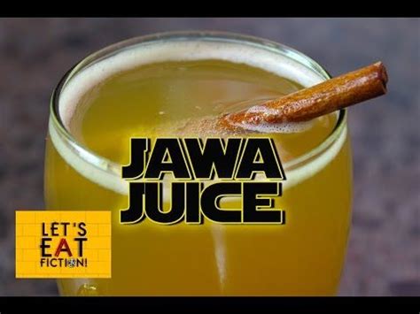 Jawa Juice Star Wars Lets Eat Fiction Star Wars Food Juicing