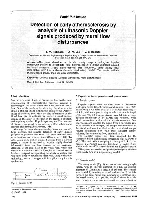 Pdf A Transputer Based Physiological Signal Processing System Part 2 System Testing And