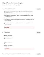 Digital Forensics Concepts Quiz Coursera Pdf Digital Forensics Concepts Quiz Latest Submission