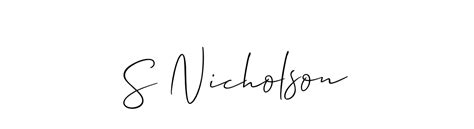 89 S Nicholson Name Signature Style Ideas Amazing Electronic Sign