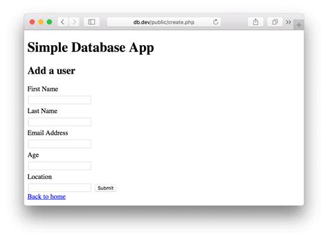 Build A Php And Mysql Crud Database App From Scratch Tanias Website