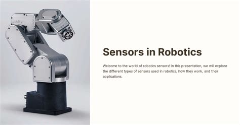Sensors In Robotics