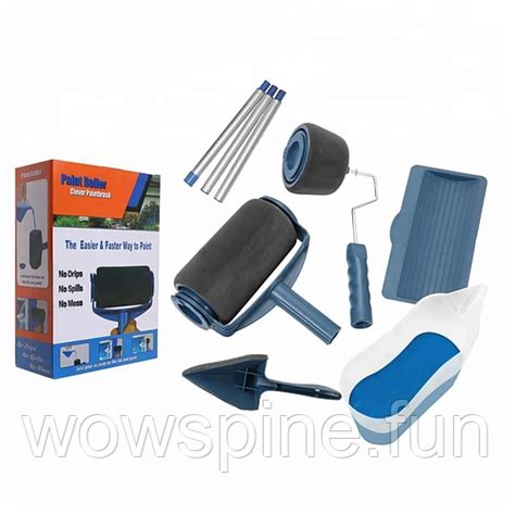 Набор для покраски Paint Roller 5в1 стен, потолка, пола валик с ...