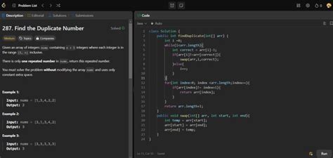 Kathakali Saha On Linkedin Day 10 Problem No 01 Find The Duplicate Number Level Medium