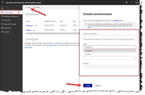Business Central Creating A Sandbox In Bc Saas — Matalino