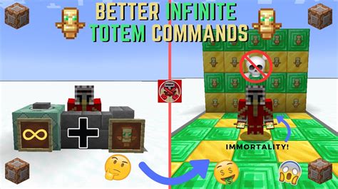 command block tutorial 262 better infinite totem commands in