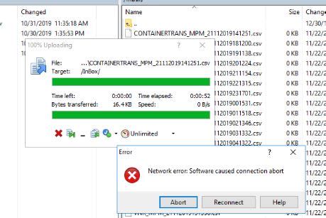 Windows File Upload To Sftp Server Not Working Super User