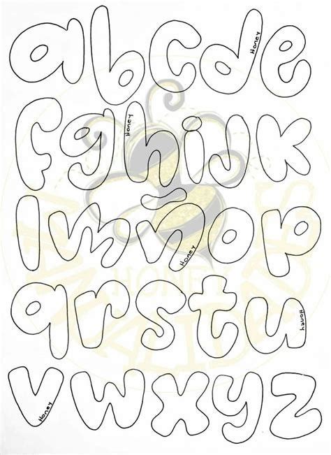 Plantilla De Abecedario En Foami