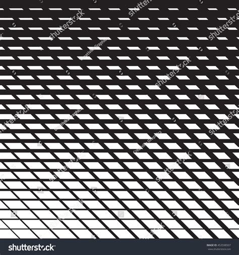 Line Halftone Pattern Gradient Effect Gorizontal Stock Vector Royalty Free 453598507