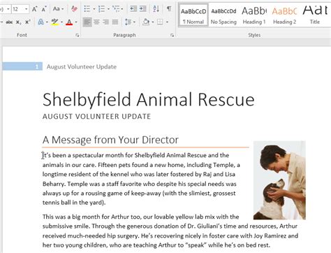 Word 2016 Applying And Modifying Styles