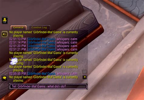 Why Can Someone From Instanced Content Msg Me But I Cant Msg Them Rwow