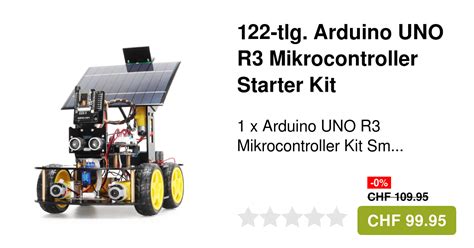 Esp32 Kit Uno R3 Kit Smart Robot Car Solar Panel
