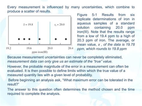 Errors Types Of Errors Found In Analytical Chemistry Pdf Chemistry Science