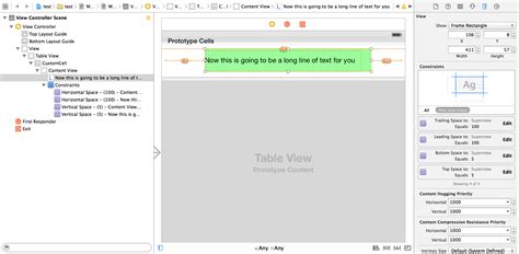 Uilabel Label Does Not Resize When Using Autolayout Constraint In