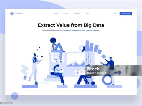 사람들이는 대시보드를 구축 하 고 그래프와 상호 작용 데이터 분석 및 사무실 상황입니다 방문 페이지 템플릿입니다 평면 벡터