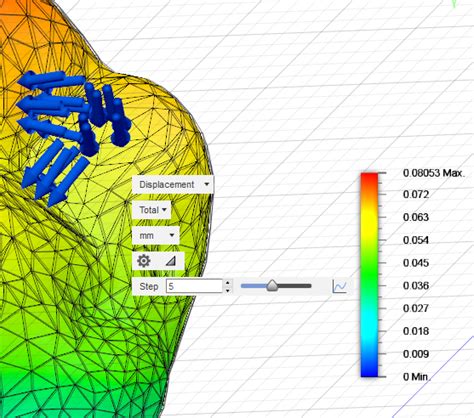 solved static stress simulation load profile by step autodesk community