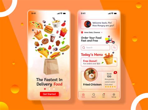 Fast Food E Commerce Application Ui Design By Design Point 🏅 On Dribbble