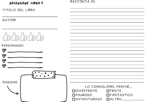 Schede Recensione Libro • Edudoro